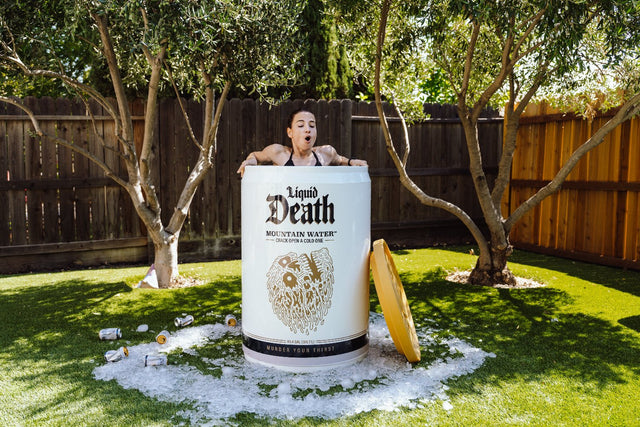 Freeze to Death | Liquid Death x Plunge | Upright Ice Bath