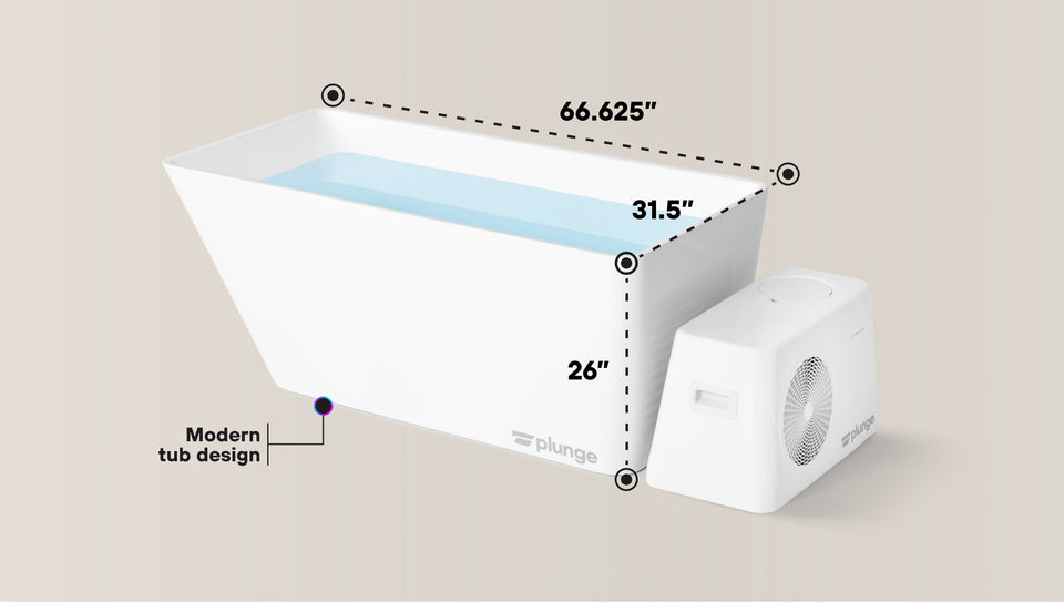 Cold Plunge Tub | #1 Home Ice Bath | Easy Installation