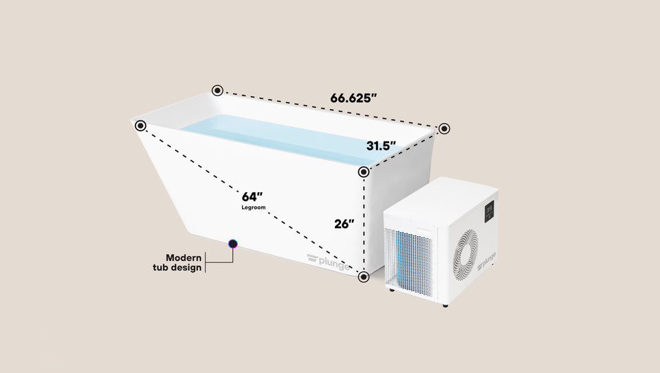 Cold Plunge Tub | #1 Home Ice Bath | Easy Installation